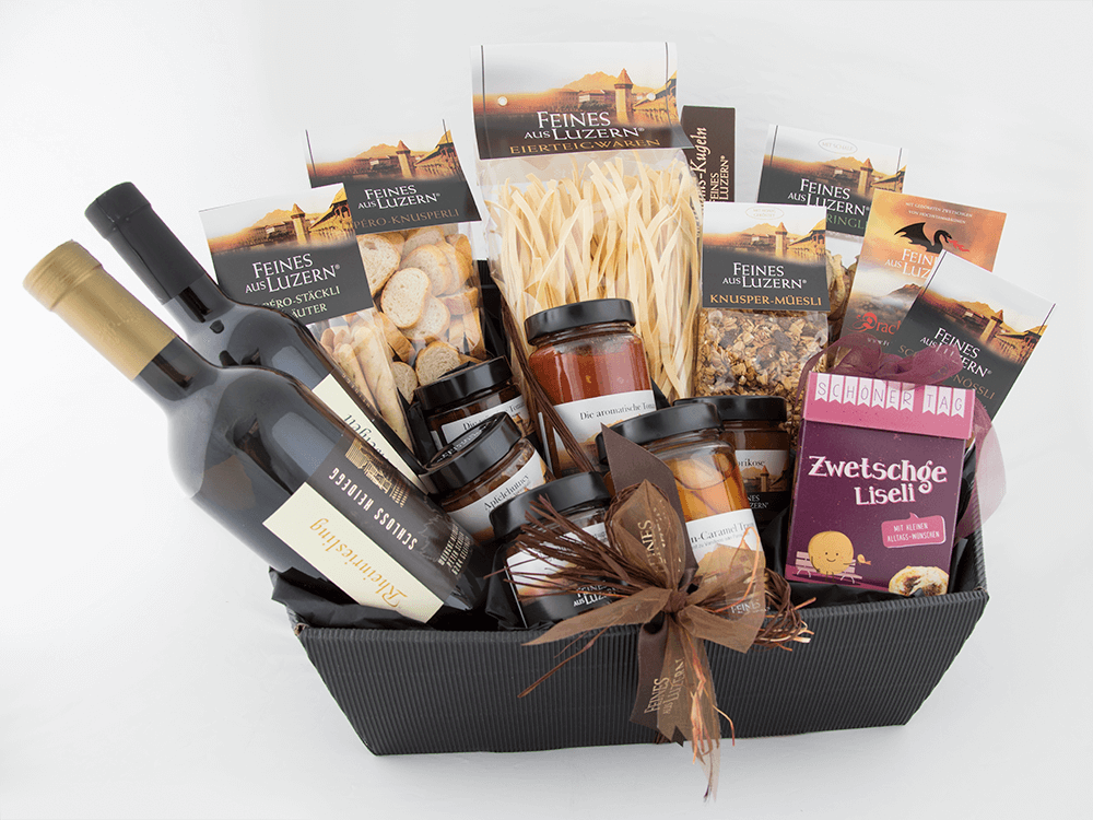 Geschenk-Korb «Der ganz Grosse» | Feines aus Luzern®